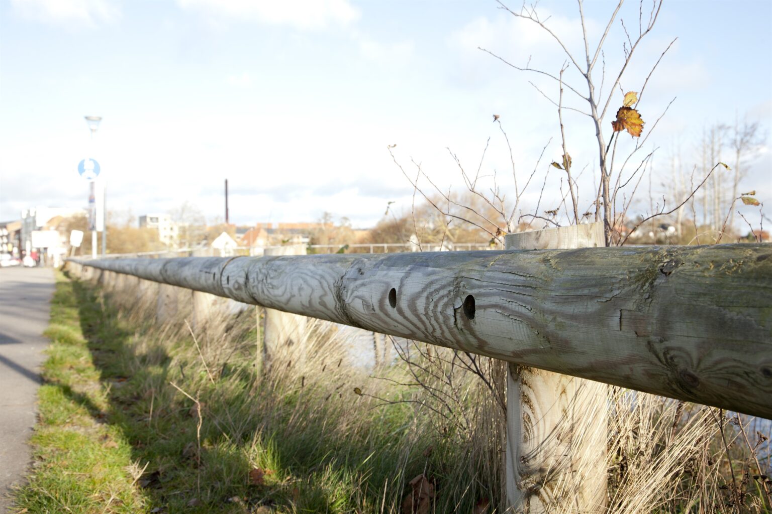 Wooden crash barrier - DAV Nordic A/S